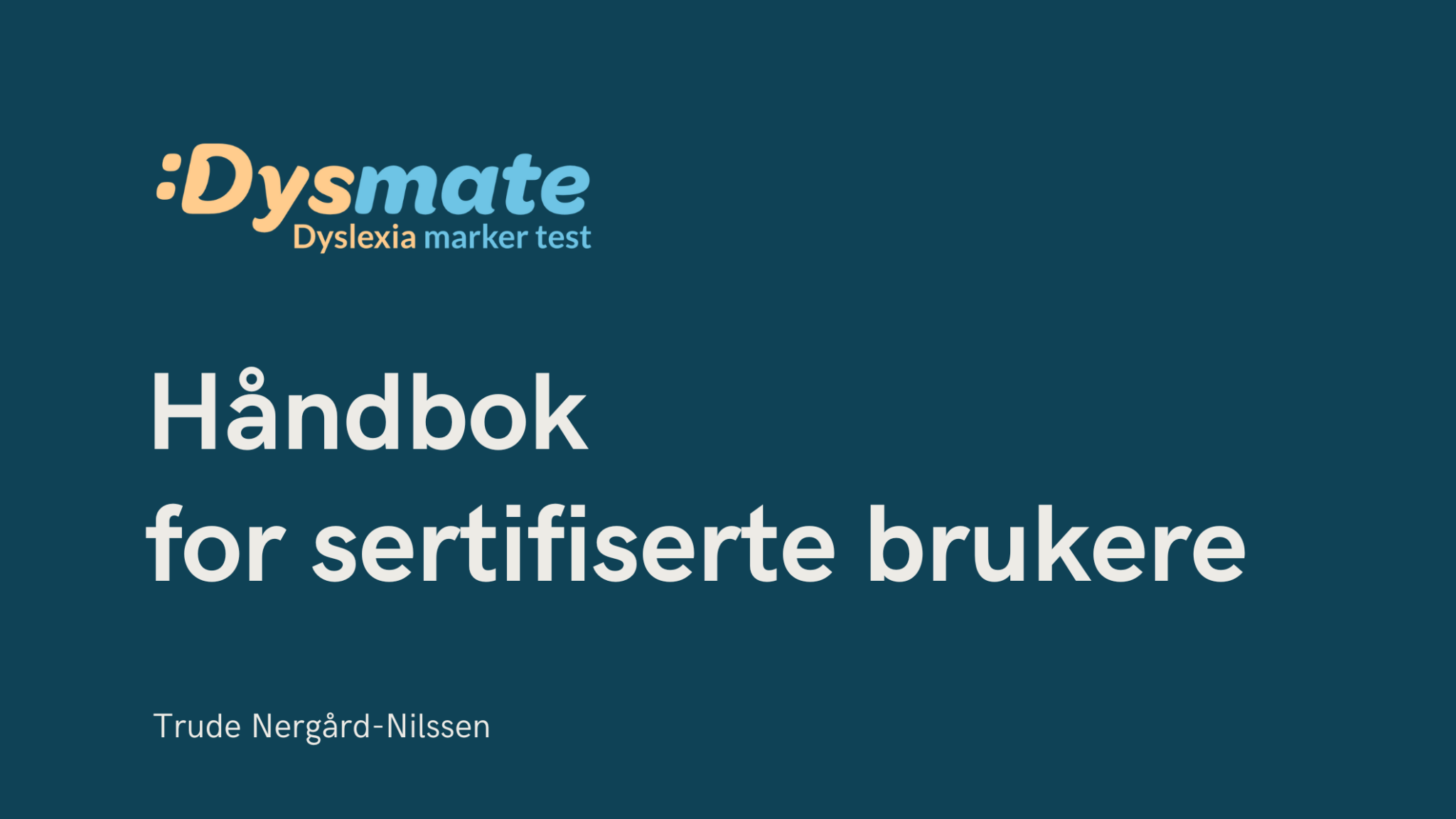 Dysleksivennlig klasserom - tilrettelegging for elever med dysleksi. - Dysmate